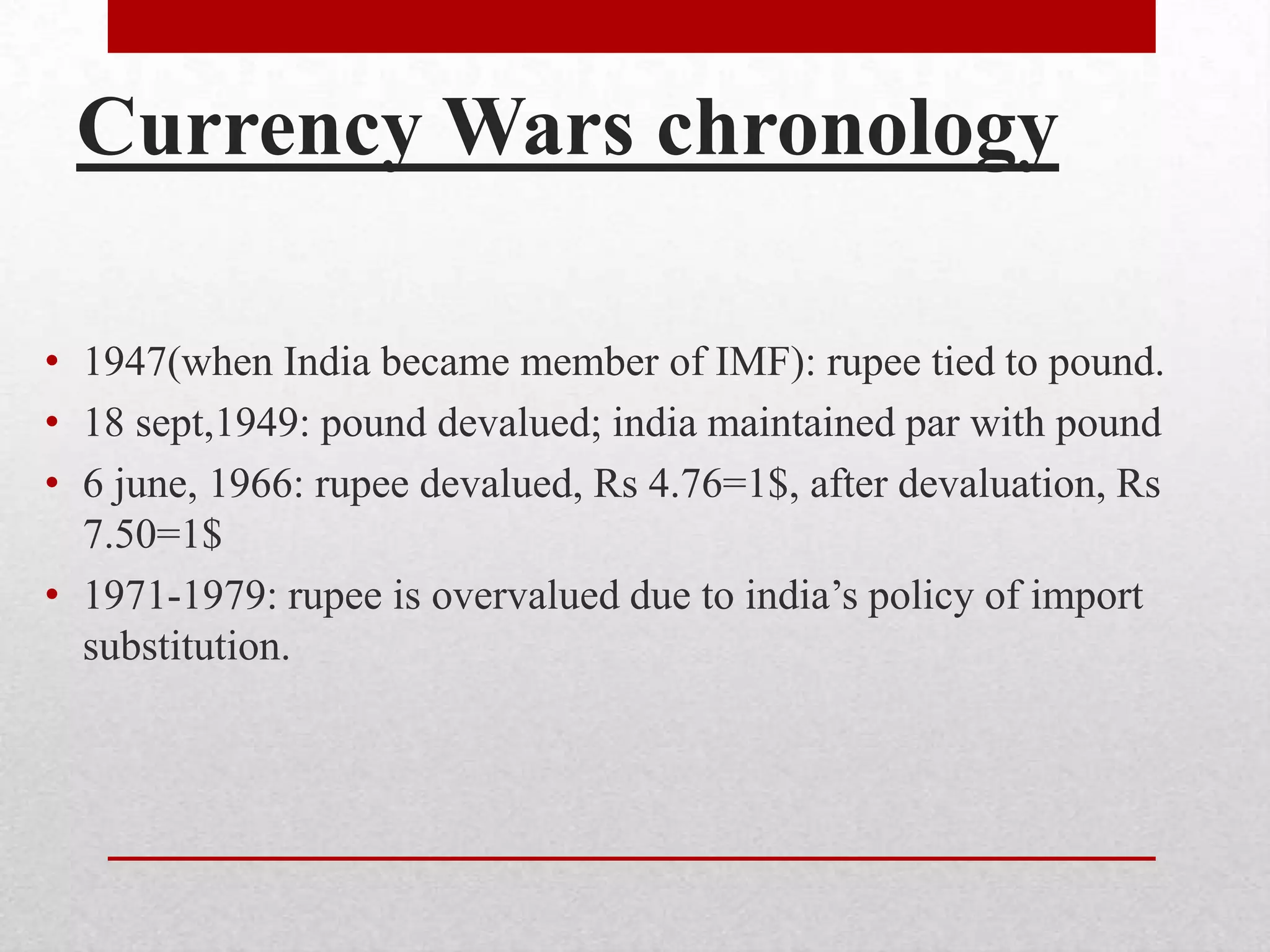 Currency war final (1) | PPTX