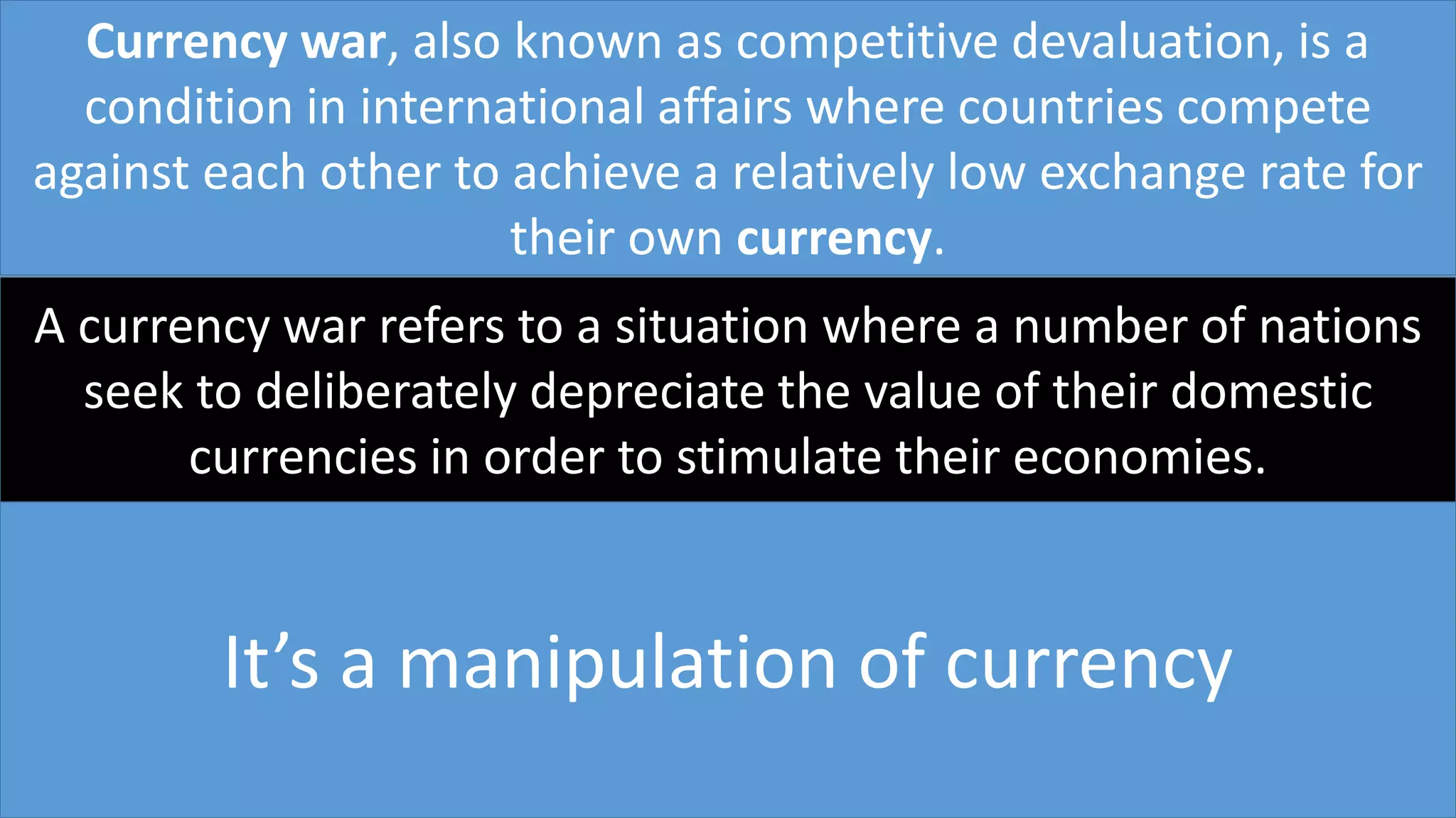 Currency wars | PPTX