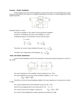 Feedback Amplifiers | DOCX