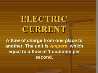 ELECTRONICS 10: CURRENT | PPT