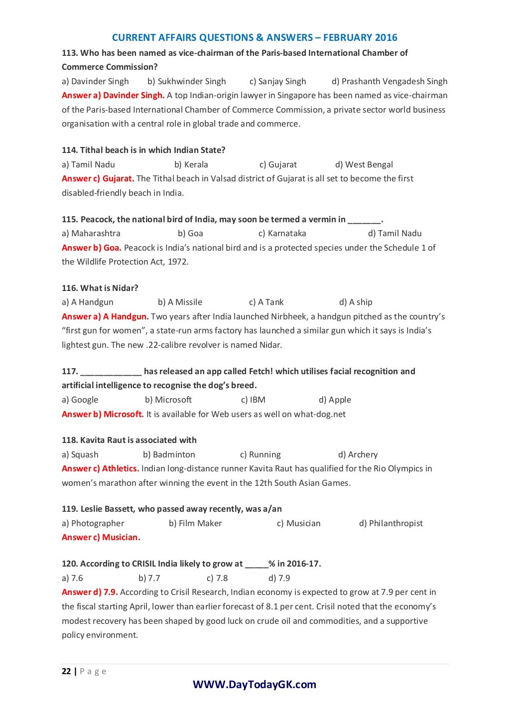 Current Affairs Current Affairs Questions Answers February PDF current-affairs-current-affairs-questions-answers-february-pdf