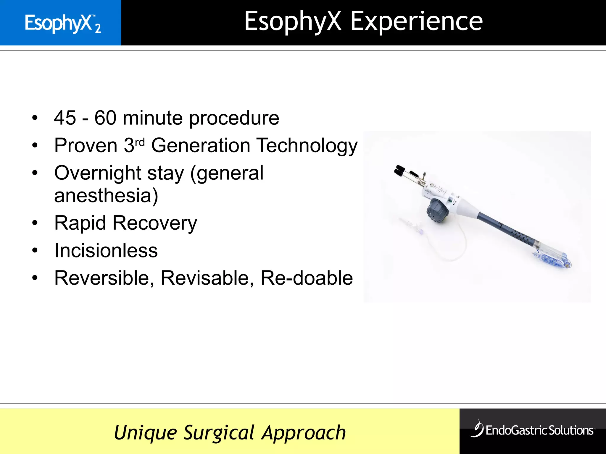Overview of Endoscopic Gastric Fundoplication | PPT