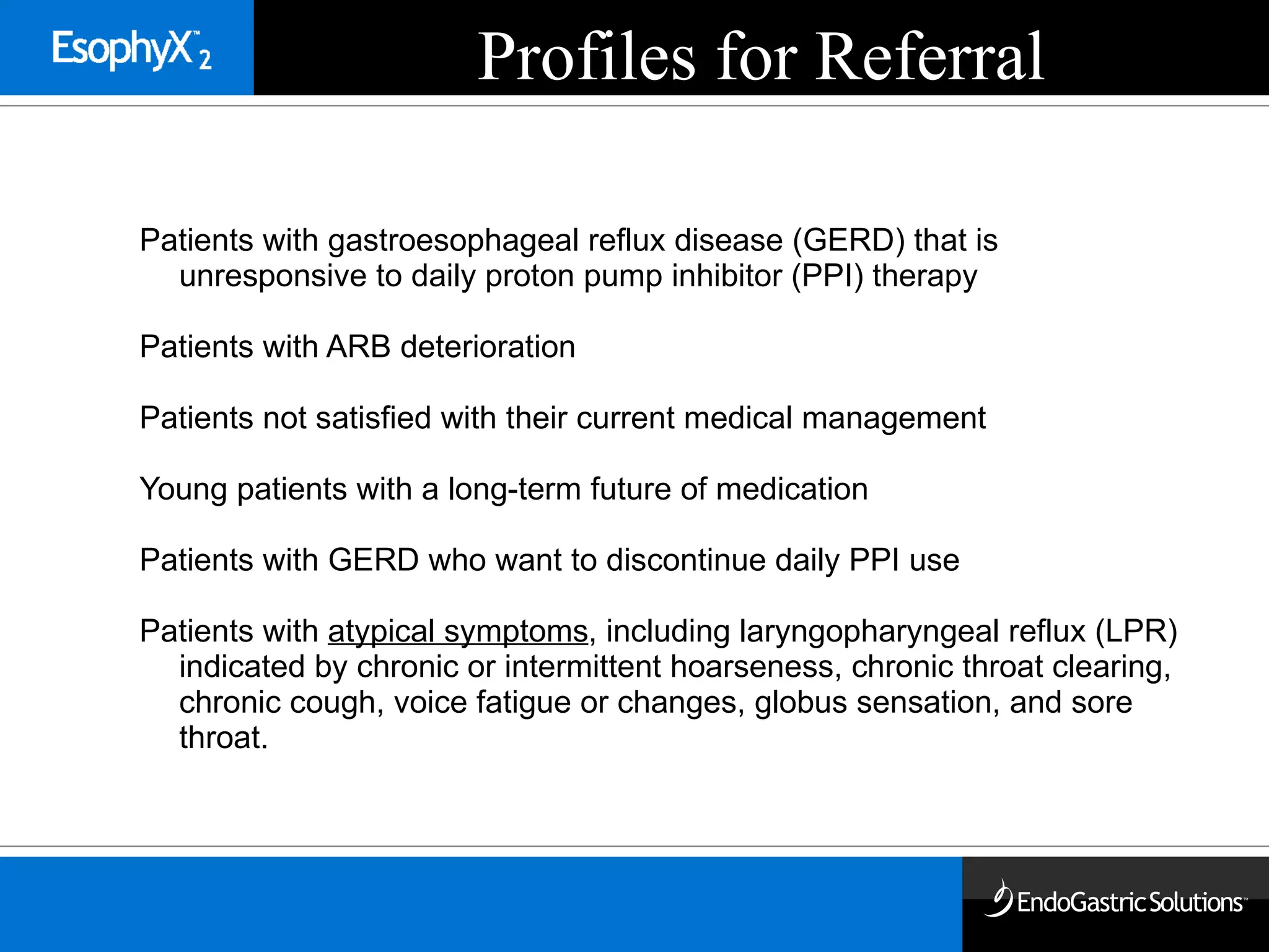 Overview of Endoscopic Gastric Fundoplication | PPT