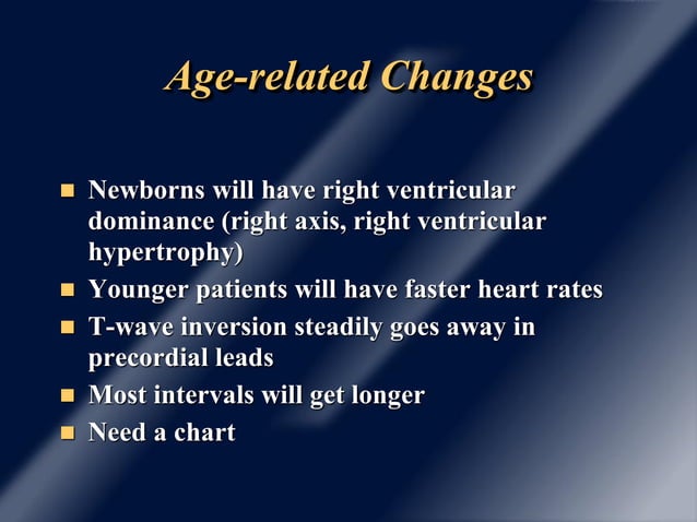 Pediatric EGC interpretation... Overview of pediatric ECG | PDF