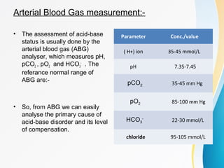 The biochemical aspect of pH imbalance | PPT