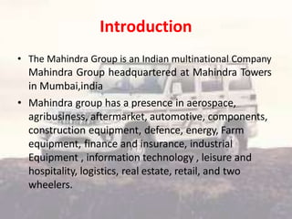 mahindra | PPTX