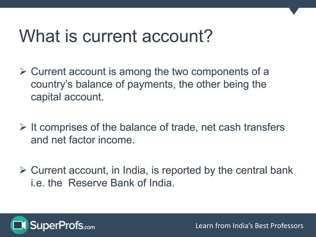 Current Account | PPTX