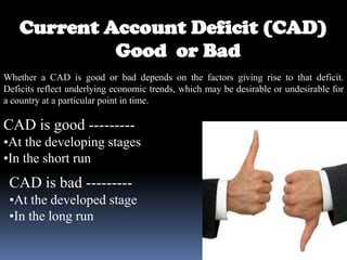 Current account deficit of india | PPTX