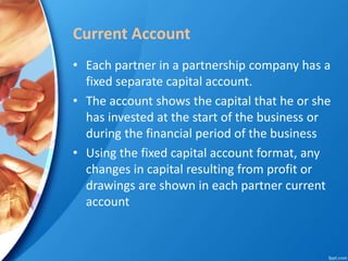 Current account of partners | PPTX