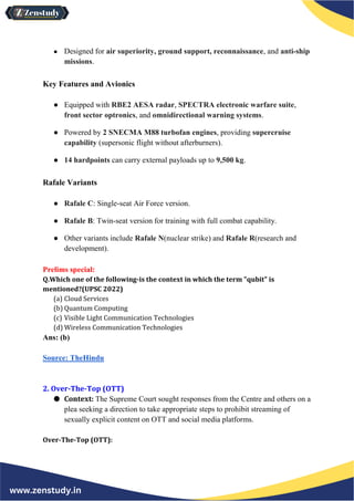 29th April 2024 – Today’s Top UPSC Headlines | PDF
