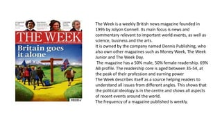 Current affairs magazines analysis | PPTX