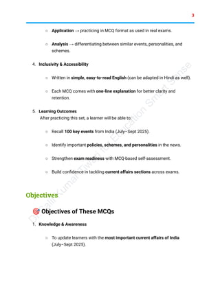 Current Affairs Worksheet for Students for Competitive Exams | PDF