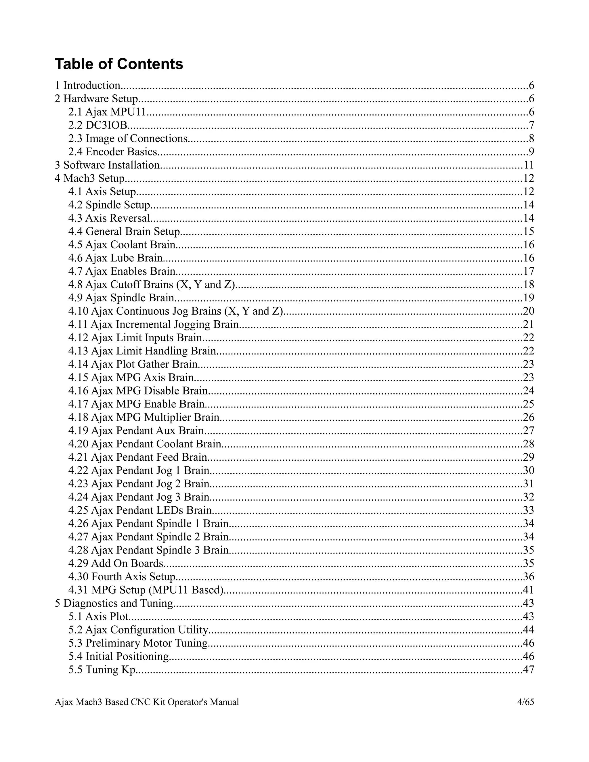 Current ajax mach3_operator_manual | PDF