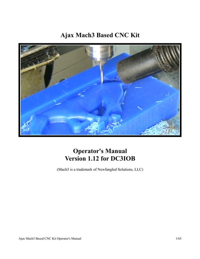 Current ajax mach3_operator_manual | PDF