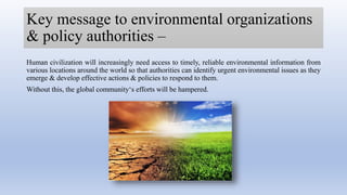 Current and emerging issues in the environment | PPTX