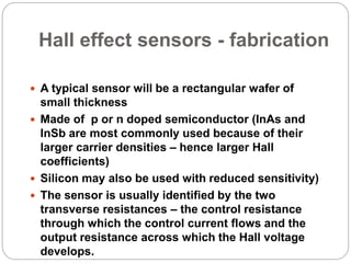 Current and power using hall sensors | PPTX