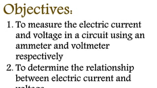 Current and voltage grade 8 | PPTX
