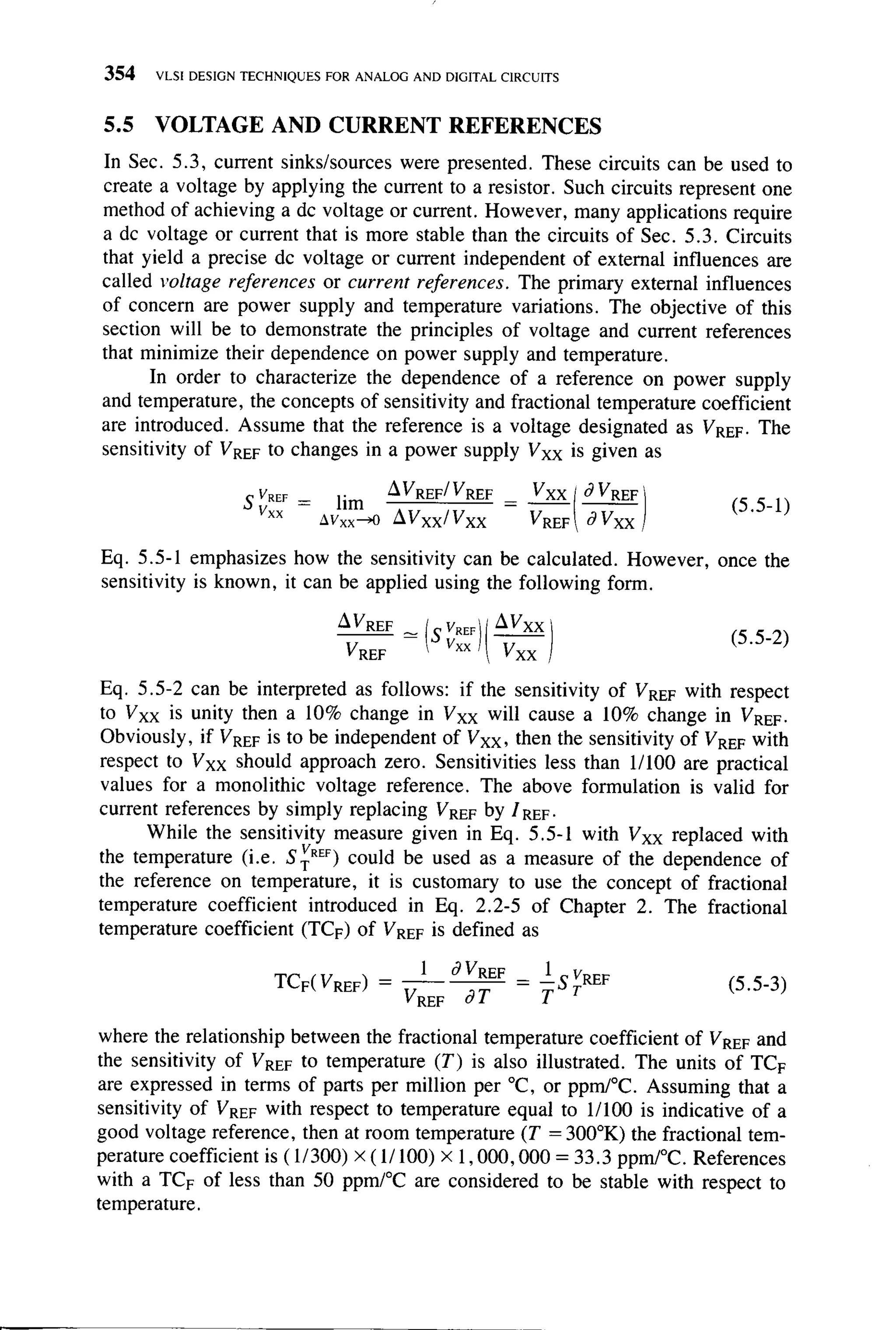 Current and voltage references | PDF