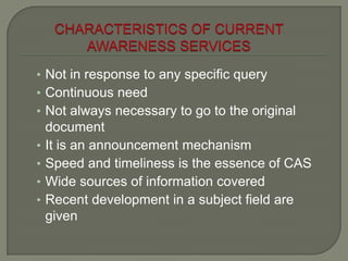 Current awareness service a contemporary issue in digital era - anil ...