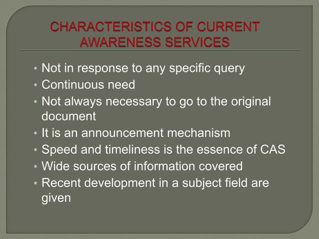 Current awareness service a contemporary issue in digital era - anil ...