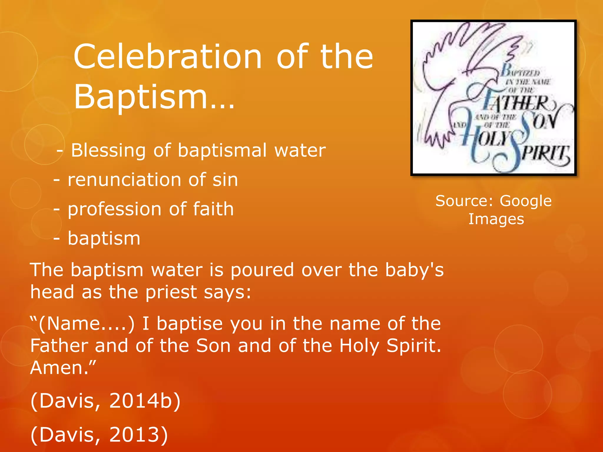 Current baptism structure | PPTX