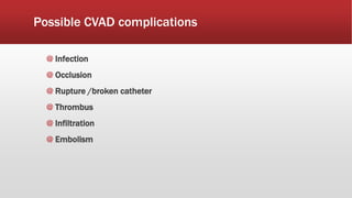 Current best practice of cvad | PPT