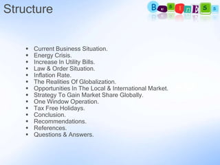 Current business scenario (Pakistan) | PPTX