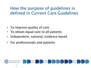 Current care guidelines | PDF