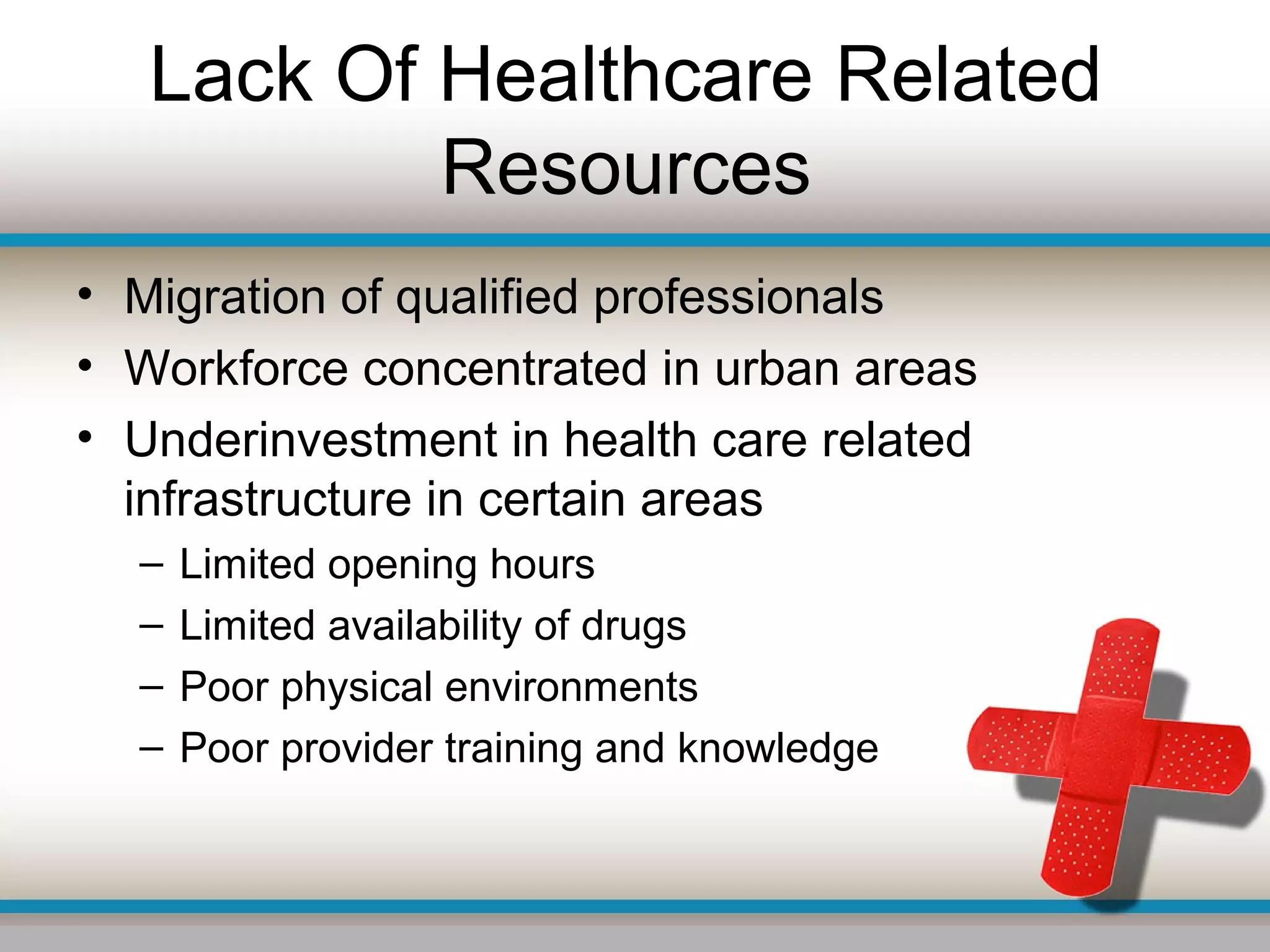 Current Healthcare Challenges In India | PPT