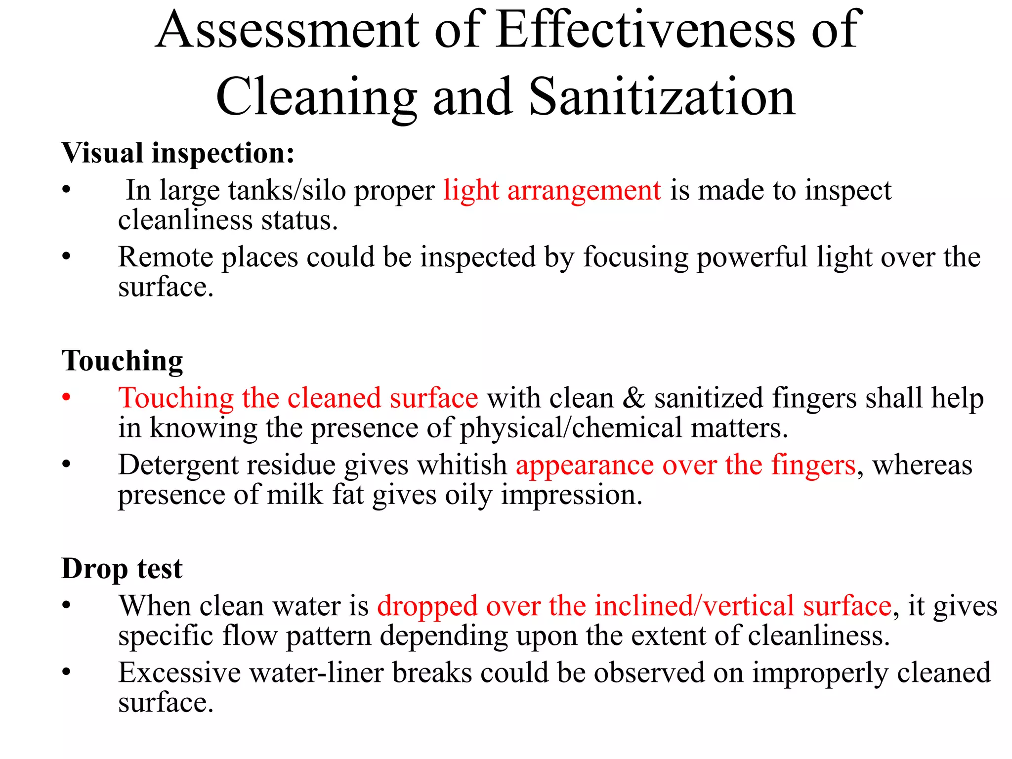 Current cleaning techniques in dairy processing industry | PPTX