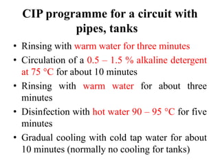 Current cleaning techniques in dairy processing industry | PPTX