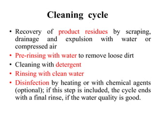 Current cleaning techniques in dairy processing industry | PPTX