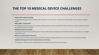 current Clinical issues in medical devices.pptx