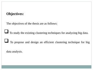 Current clustering techniques | PPT