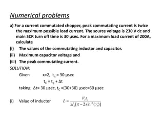 Current commutated chopper | PPTX