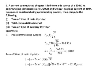 Current commutated chopper | PPTX