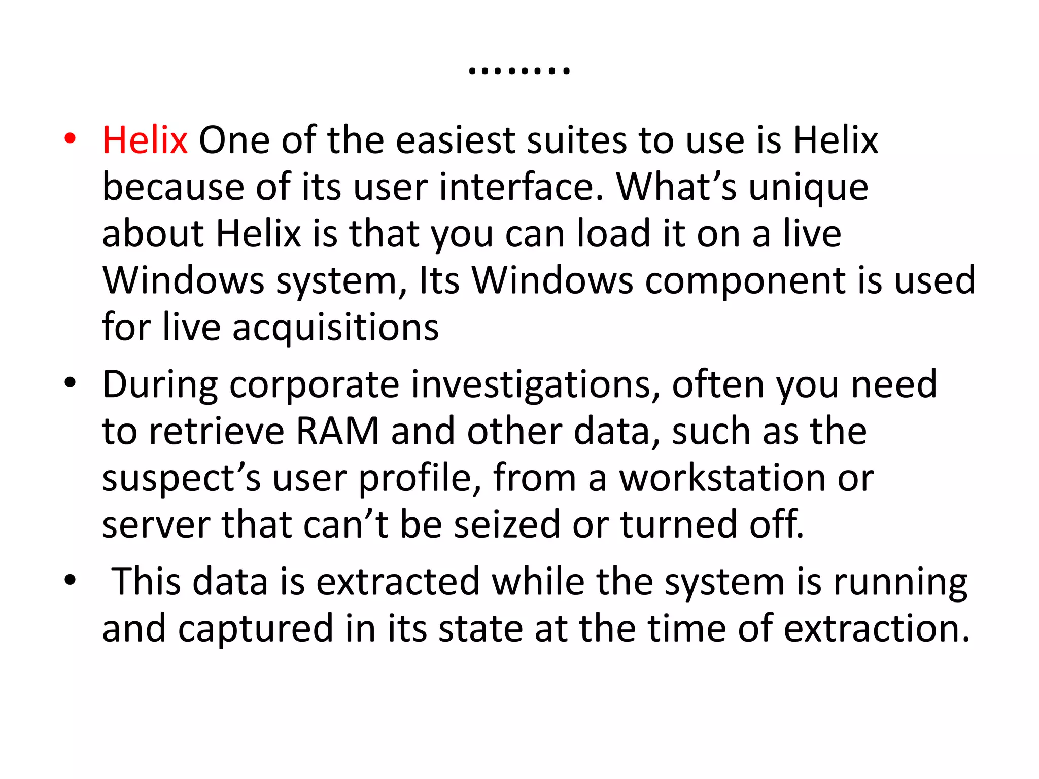 computer forensic tools-Hardware & Software tools | PPTX