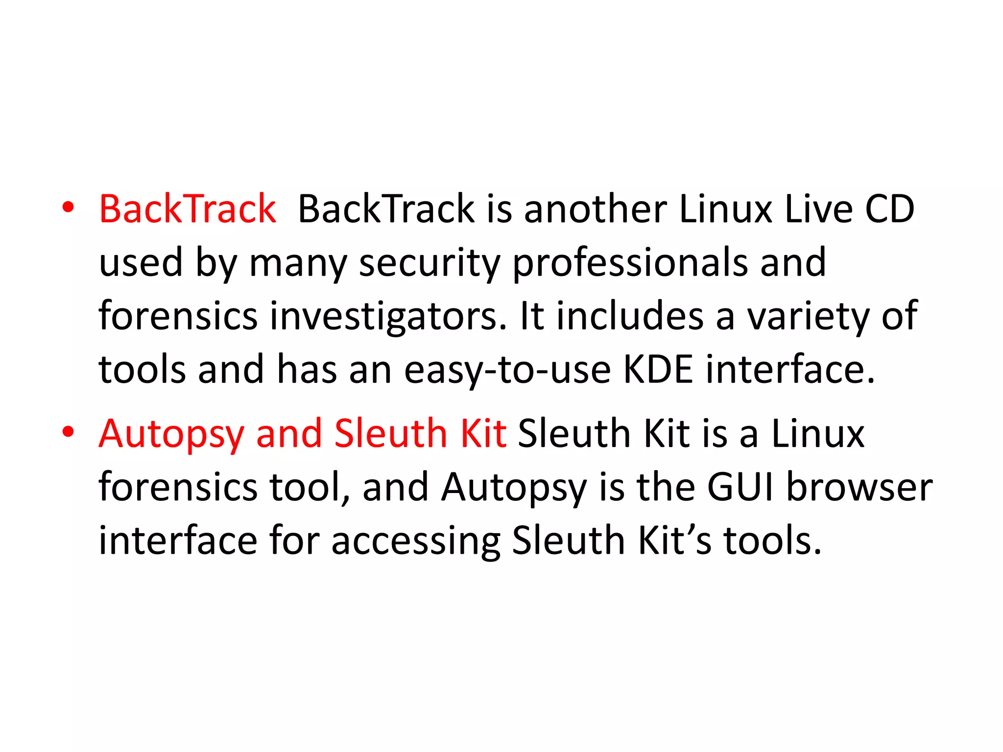computer forensic tools-Hardware & Software tools | PPTX