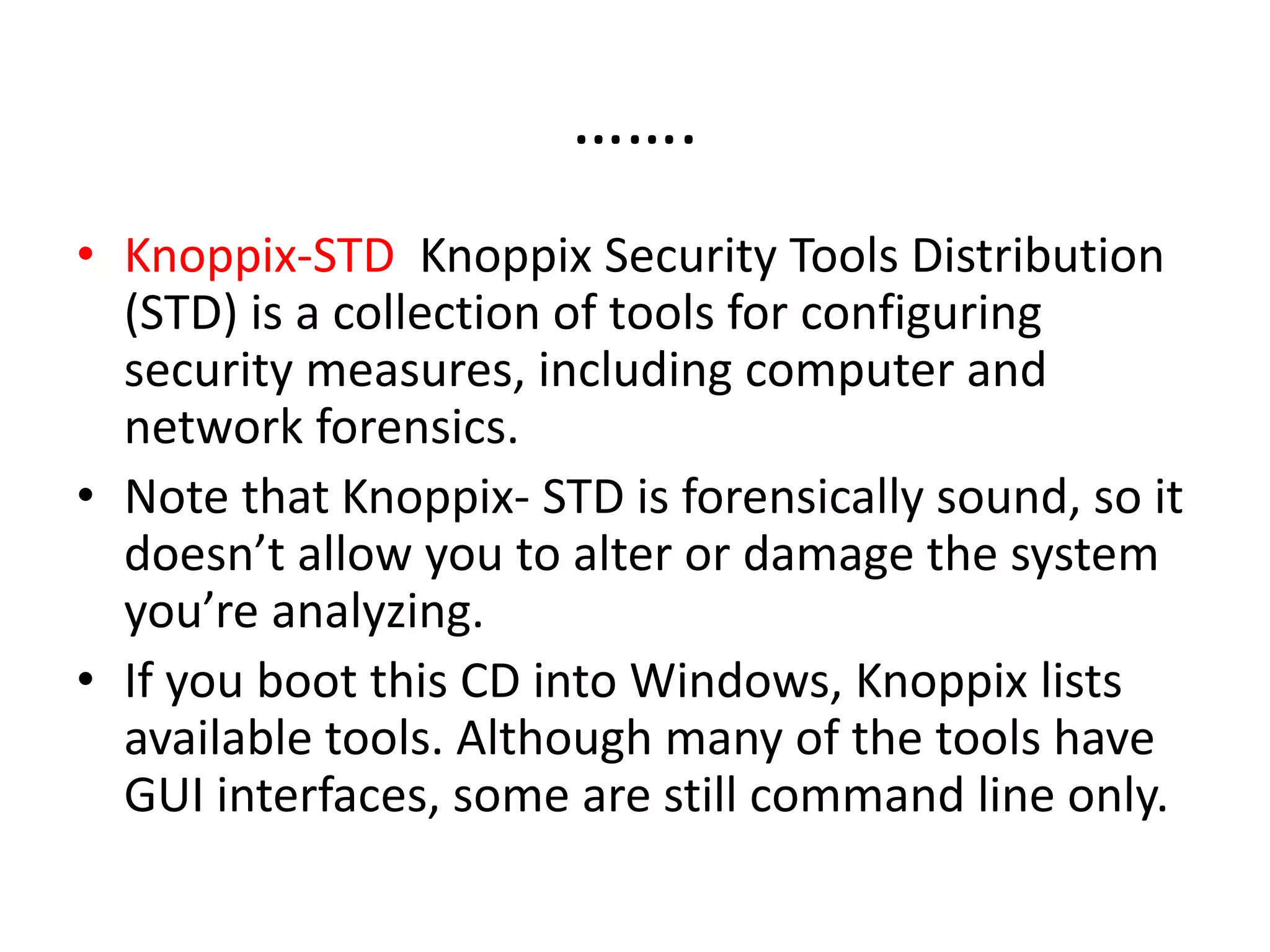 computer forensic tools-Hardware & Software tools | PPTX