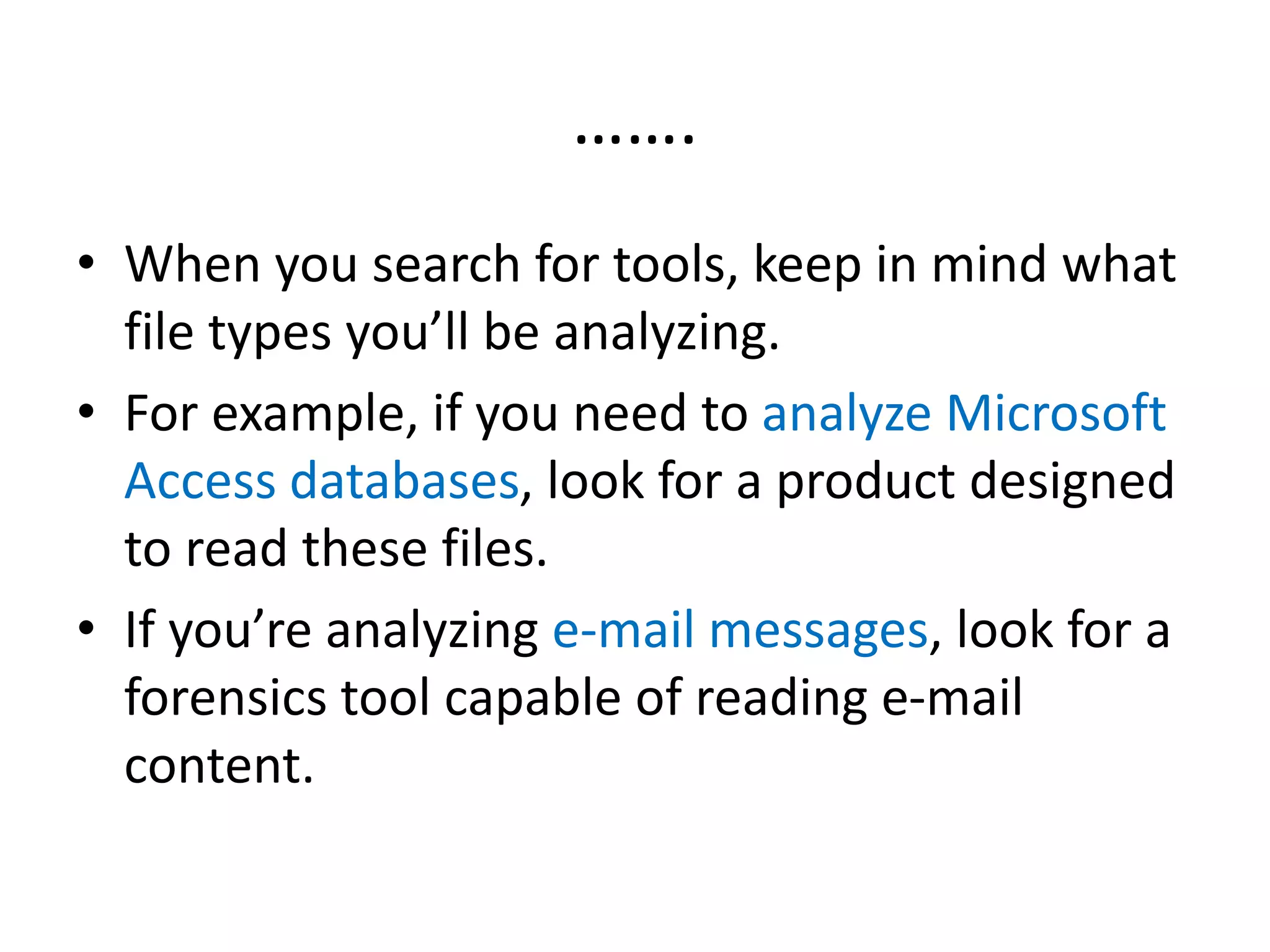 computer forensic tools-Hardware & Software tools | PPTX