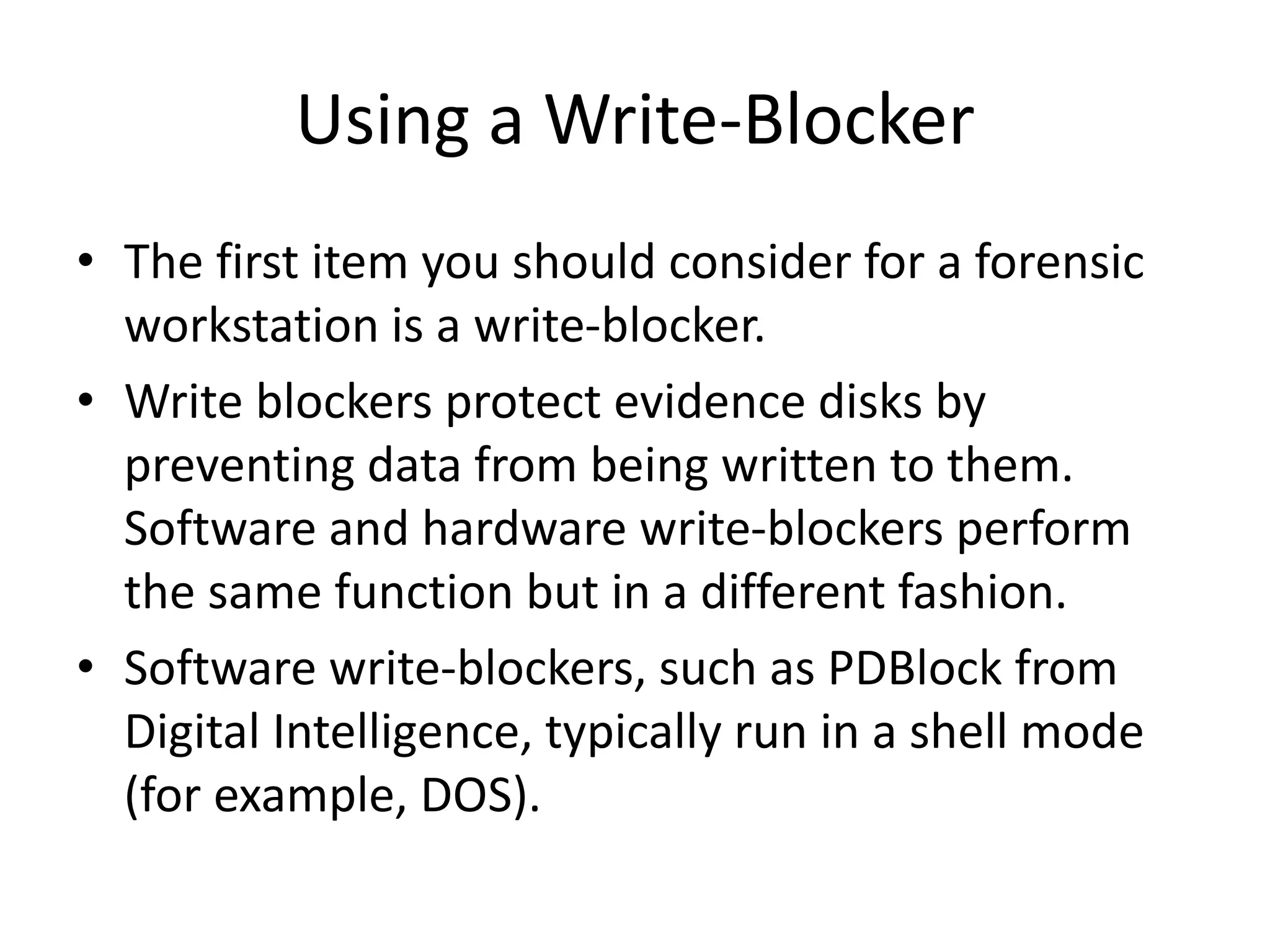 computer forensic tools-Hardware & Software tools | PPTX