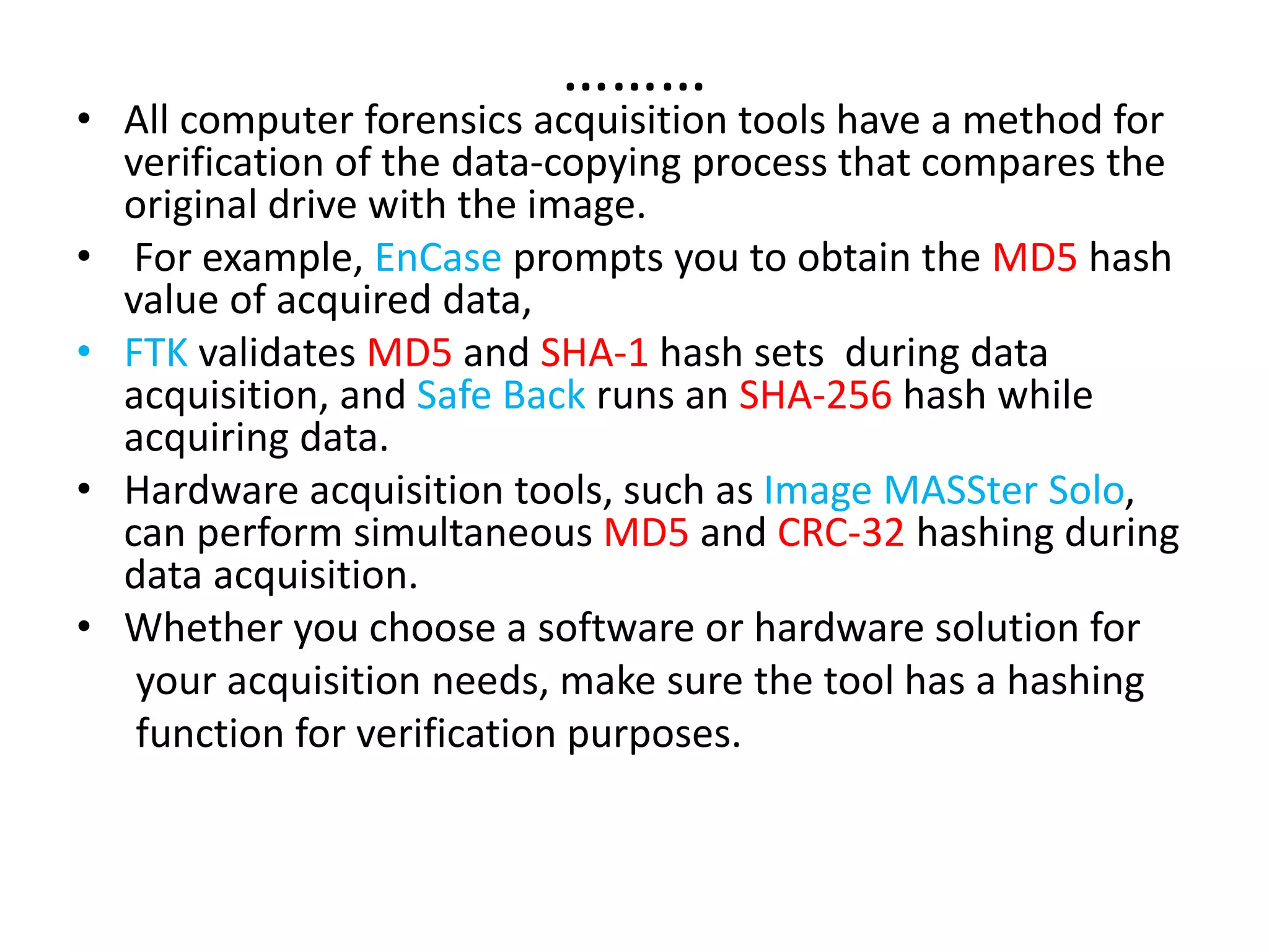 computer forensic tools-Hardware & Software tools | PPT