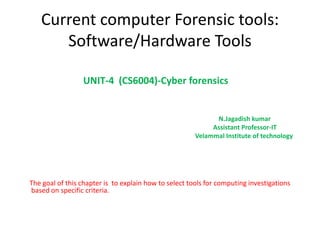 computer forensic tools-Hardware & Software tools | PPTX