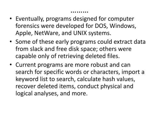 Computer Forensic Tools Hardware And Software Tools Pptx Operating Systems Computer Software