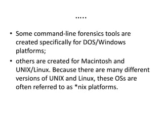 computer forensic tools-Hardware & Software tools | PPTX