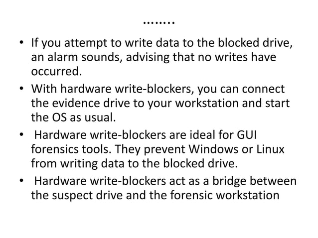computer forensic tools-Hardware & Software tools | PPTX | Operating ...