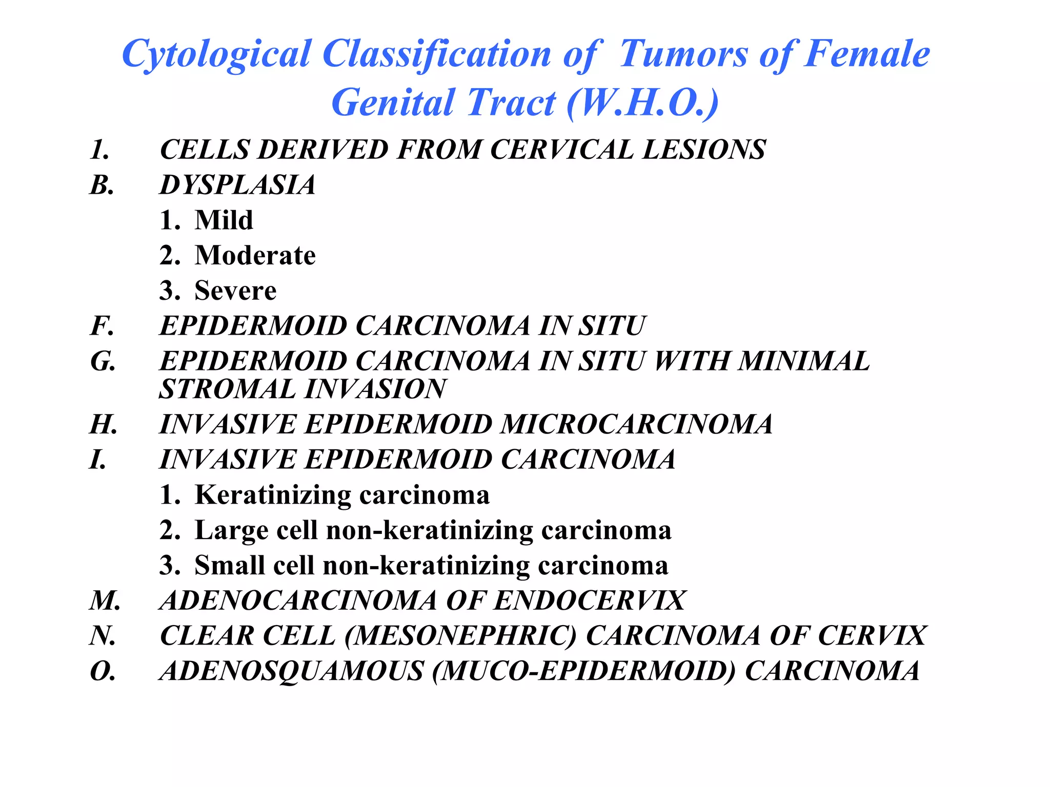 Current concepts in cervical cytology | PPT