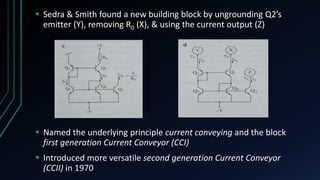 Current Conveyors | PPT