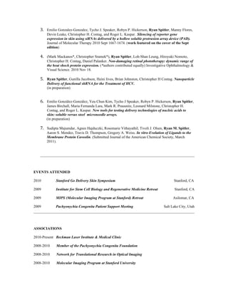 Curriculum Vitae | DOC | Biotech and Biomedical Industry | Industries