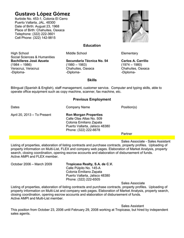 Current CV | PDF | Real Estate Industry | Industries